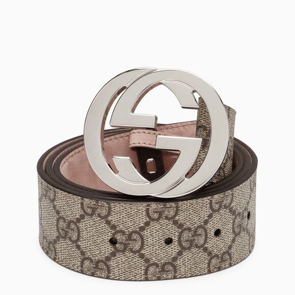 Gucci | Accessories | Gucci Gg Supreme Fabric Belt With Gg Buckle Men ...